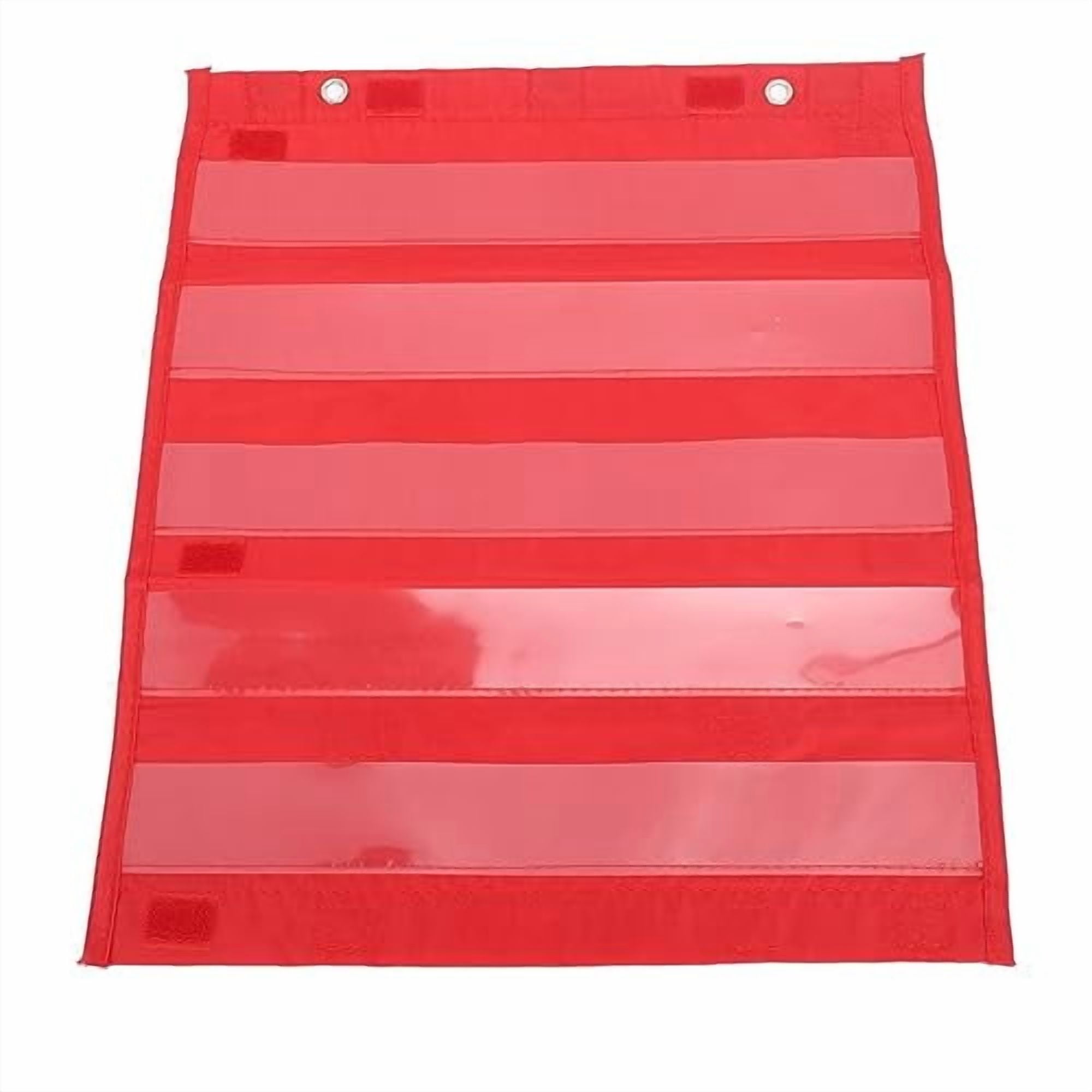 Class Magnetic Pocket Chart, Transparent Magnetic Schedule Pocket Chart ...