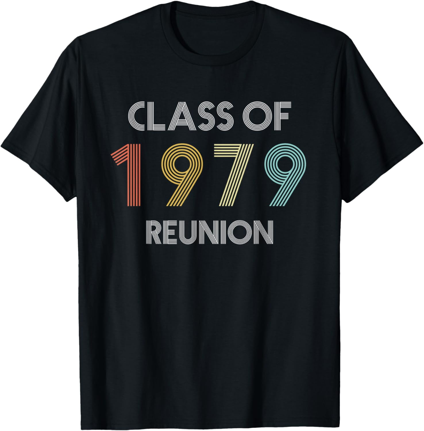 Class Of 1979 Retro Vintage Highschool Reunion Class Of 79 T-Shirt ...