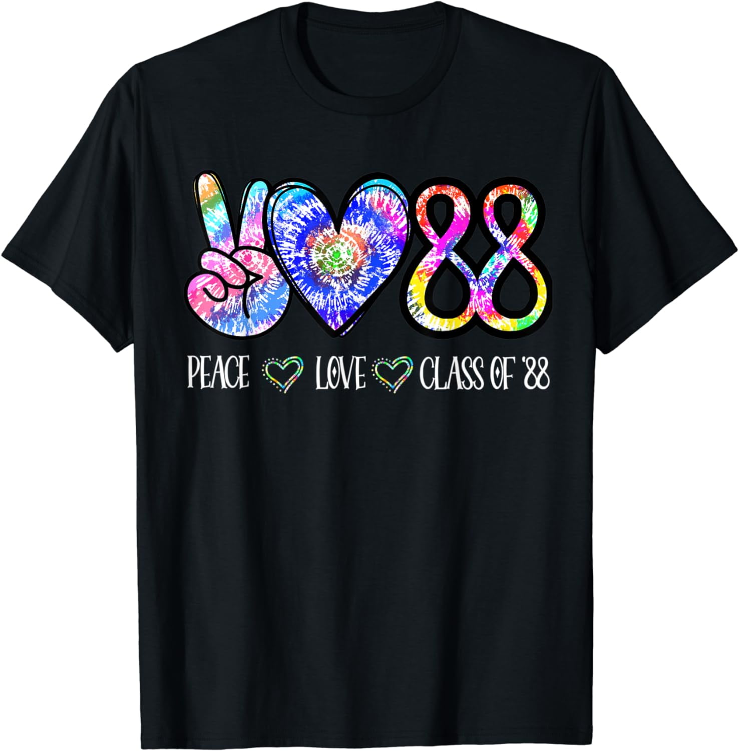 Class Of 1988 Shirt Tie Dye Senior Graduation Class Reunion T-Shirt ...