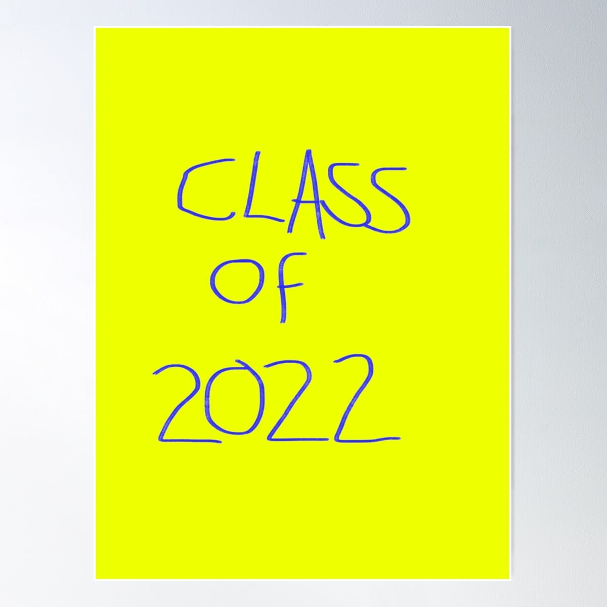 Class Of 2022 Poster Wall Art, Modern Wall Decor For Living Room ...