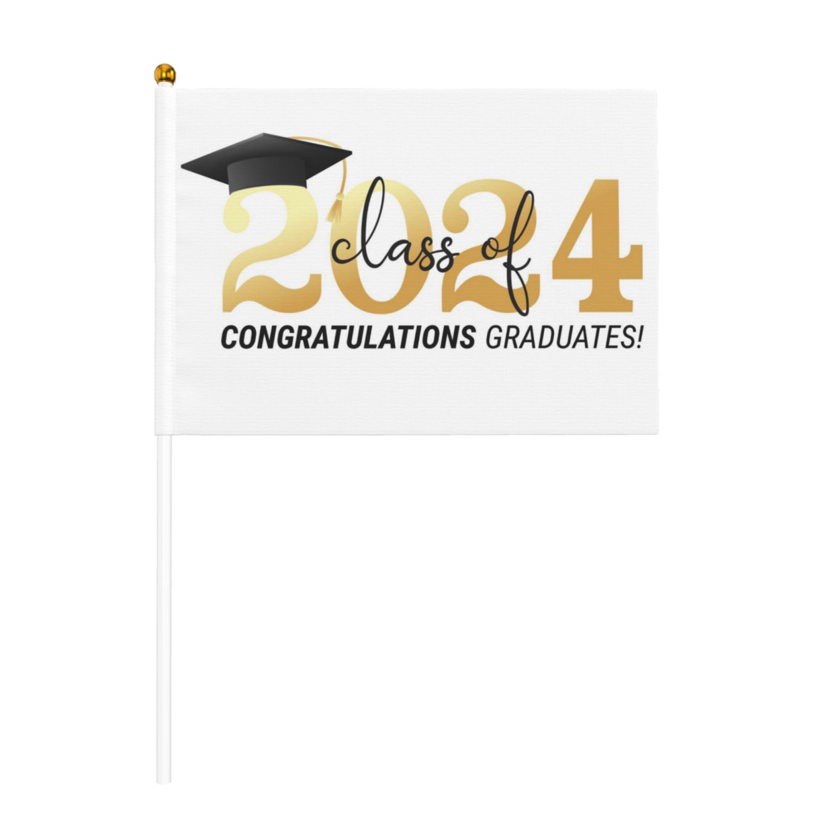 Class Of 2024 Graduation Gifts Flag Small Mini Hand Held Flags Small ...