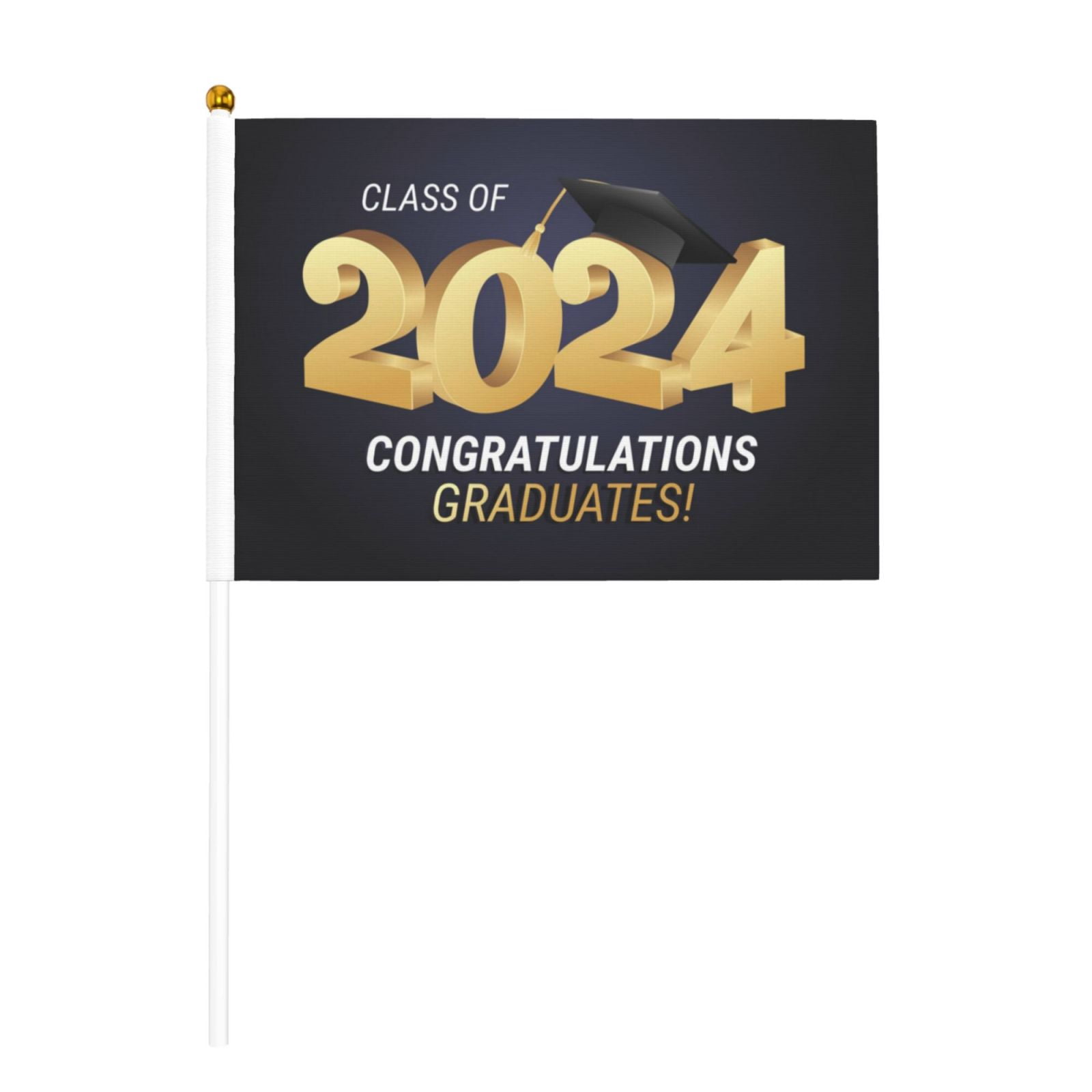 Class Of 2024 Graduation Gifts Flag Small Mini Hand Held Flags Small ...