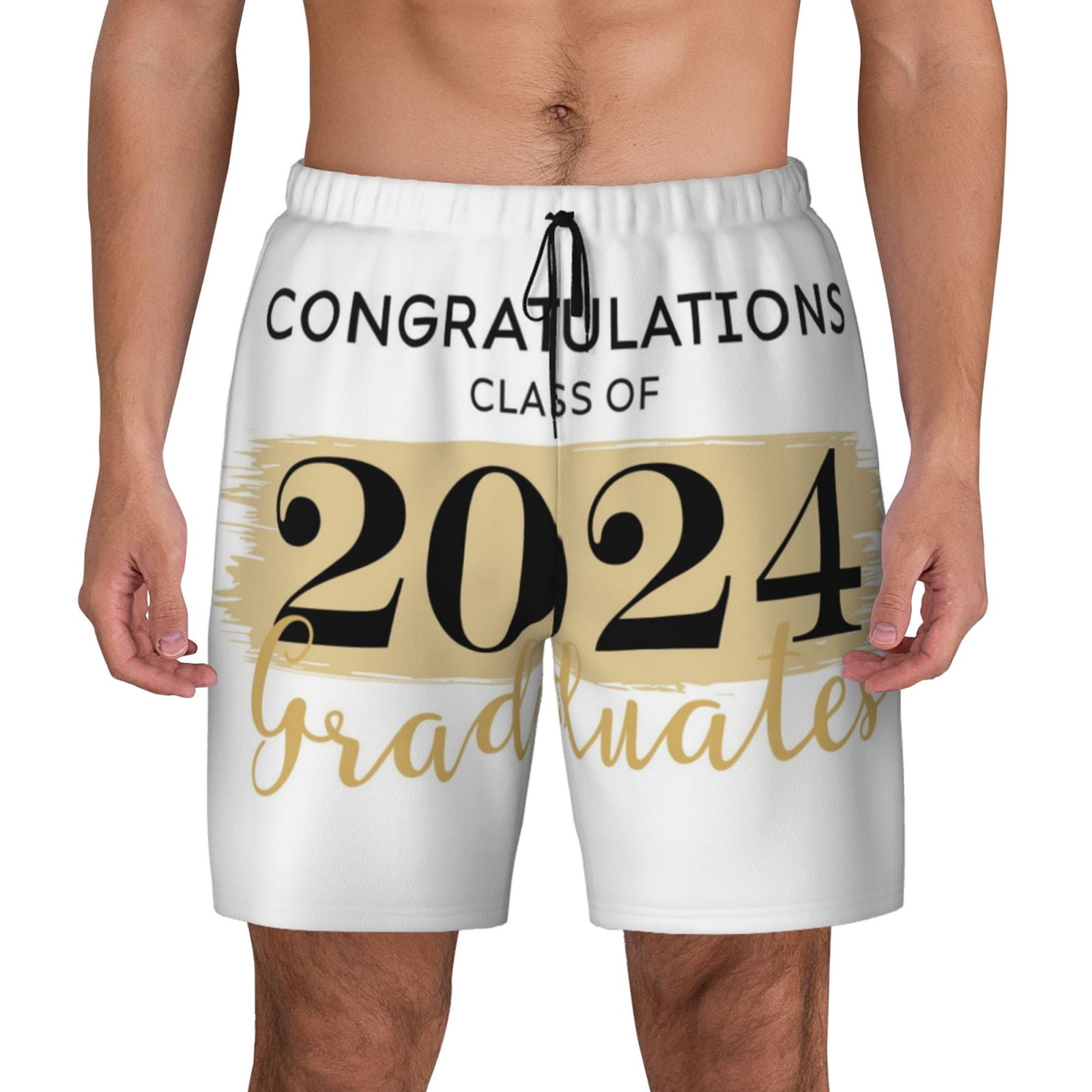 Class Of 2024 Graduation Gifts Mens Swim Trunks With Compression Liner ...