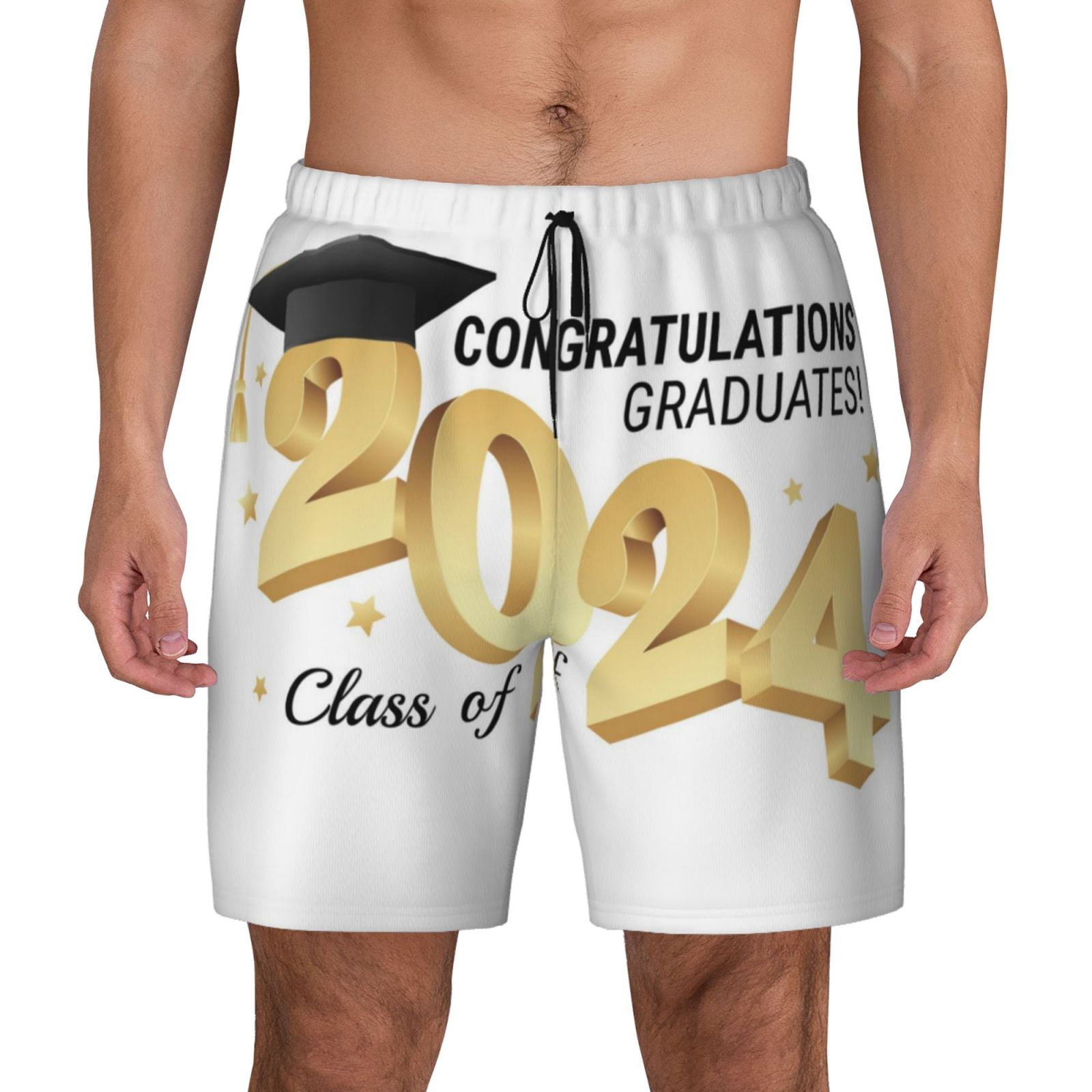 Class Of 2024 Graduation Gifts Mens Swim Trunks With Compression Liner ...