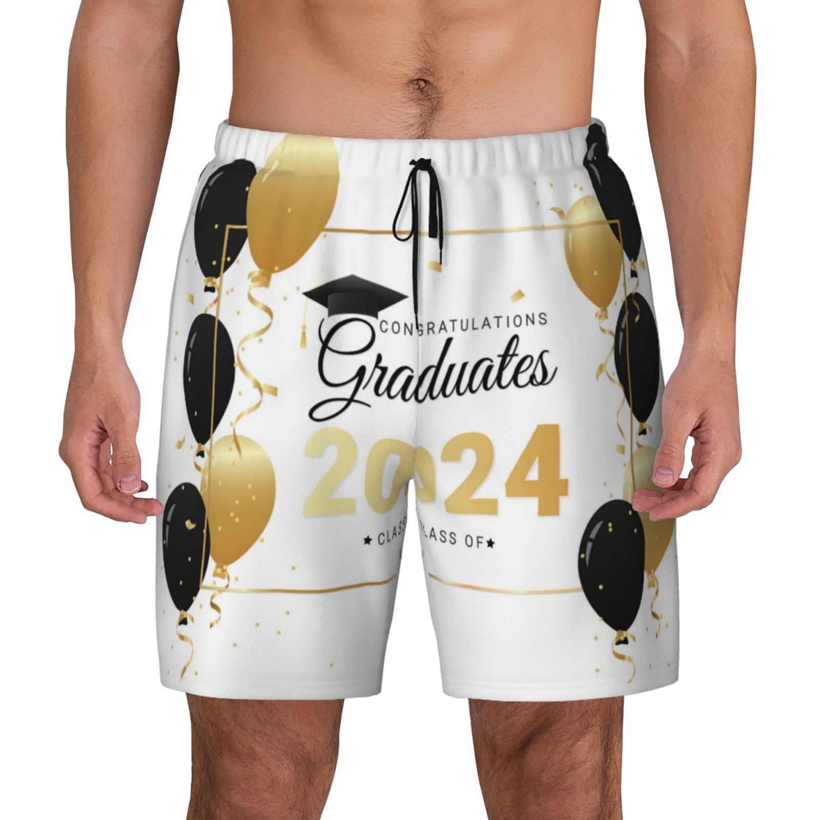 Class Of 2024 Graduation Gifts Mens Swim Trunks With Compression Liner ...