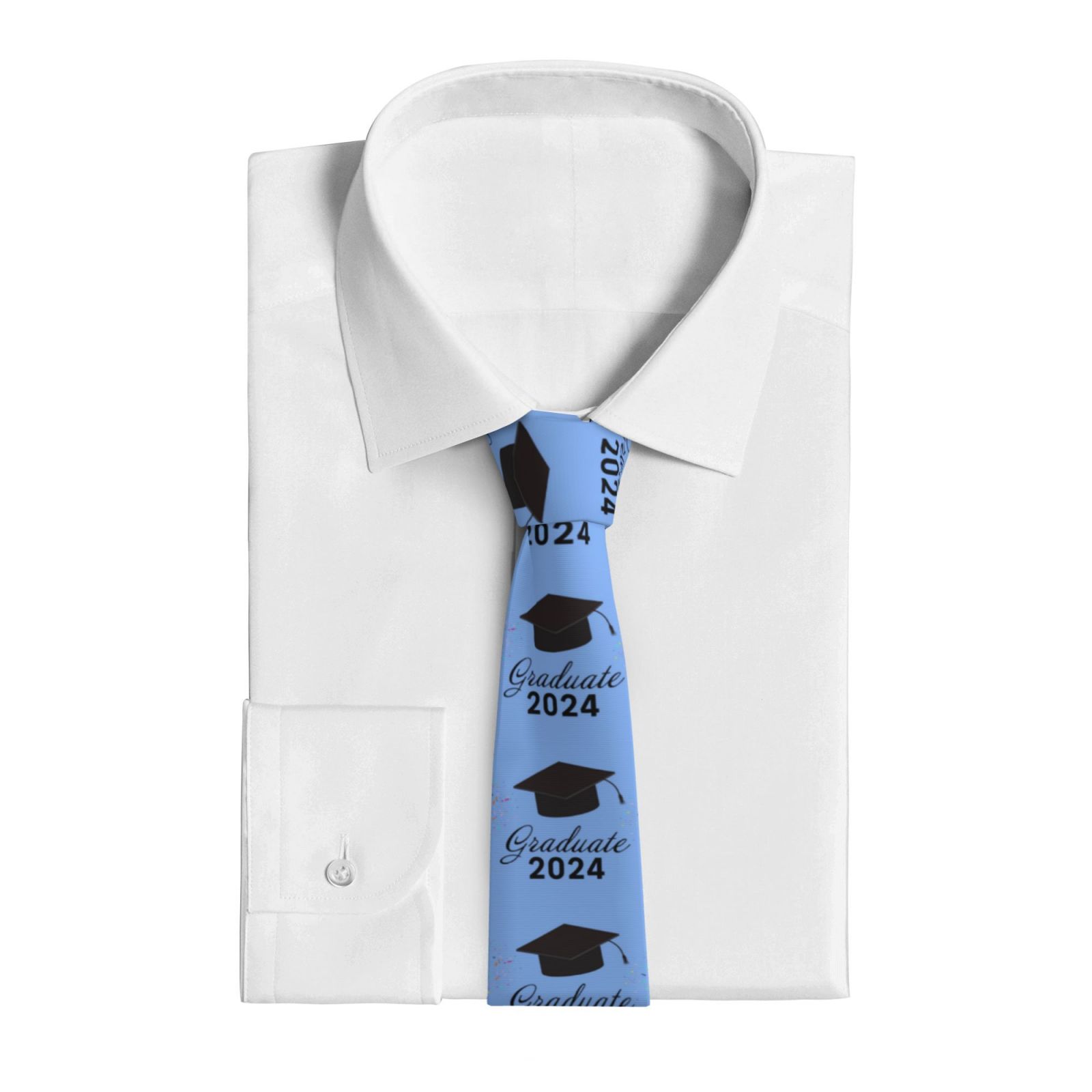 Class Of 2024 Graduation Gifts Silk Ties For Men Casual Necktie Funny ...