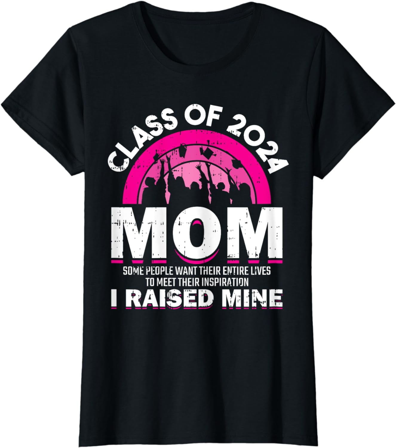 Class Of 2024 Mom Graduation Family Mama Graduate Women T-Shirt ...