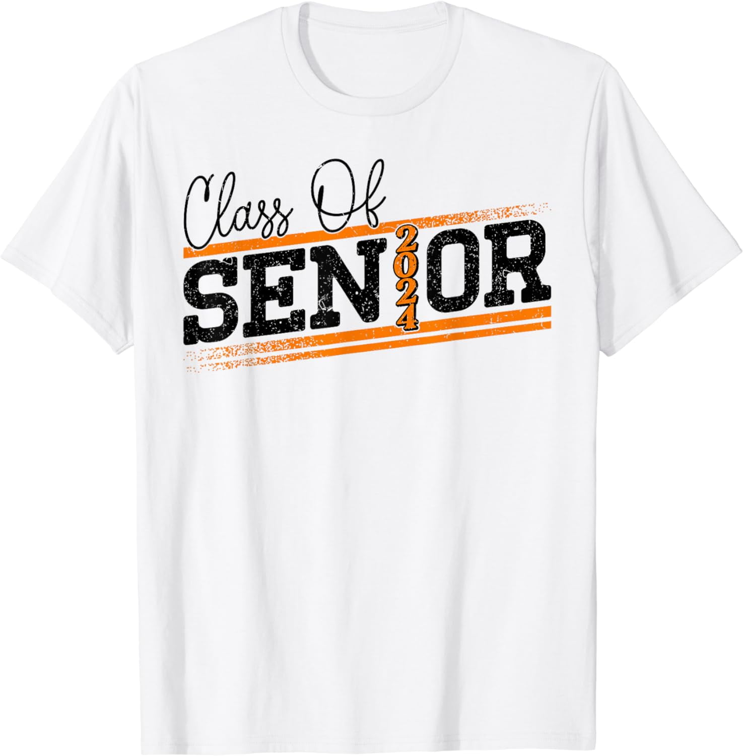 Class Of 2024 Seniors High School College Student Graduation Cotton T ...