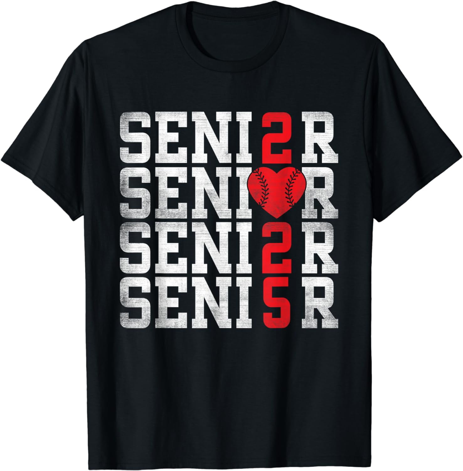 Class Of 2025 Baseball Graduation Class Of 2025 Senior T-Shirt ...