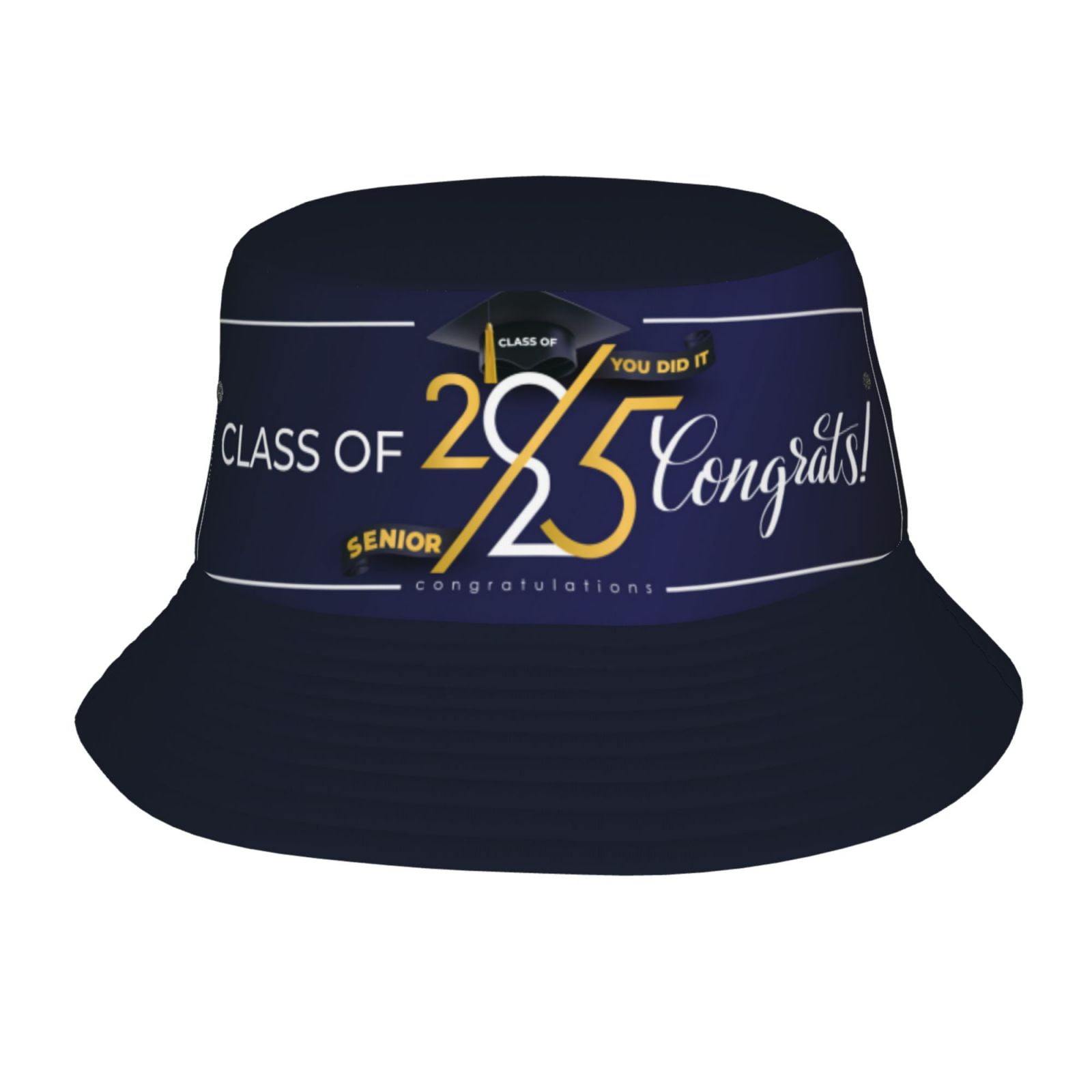 Class Of 2025 Bucket Hat Fisherman Hats Packable Sun Cap Outdoor Summer ...