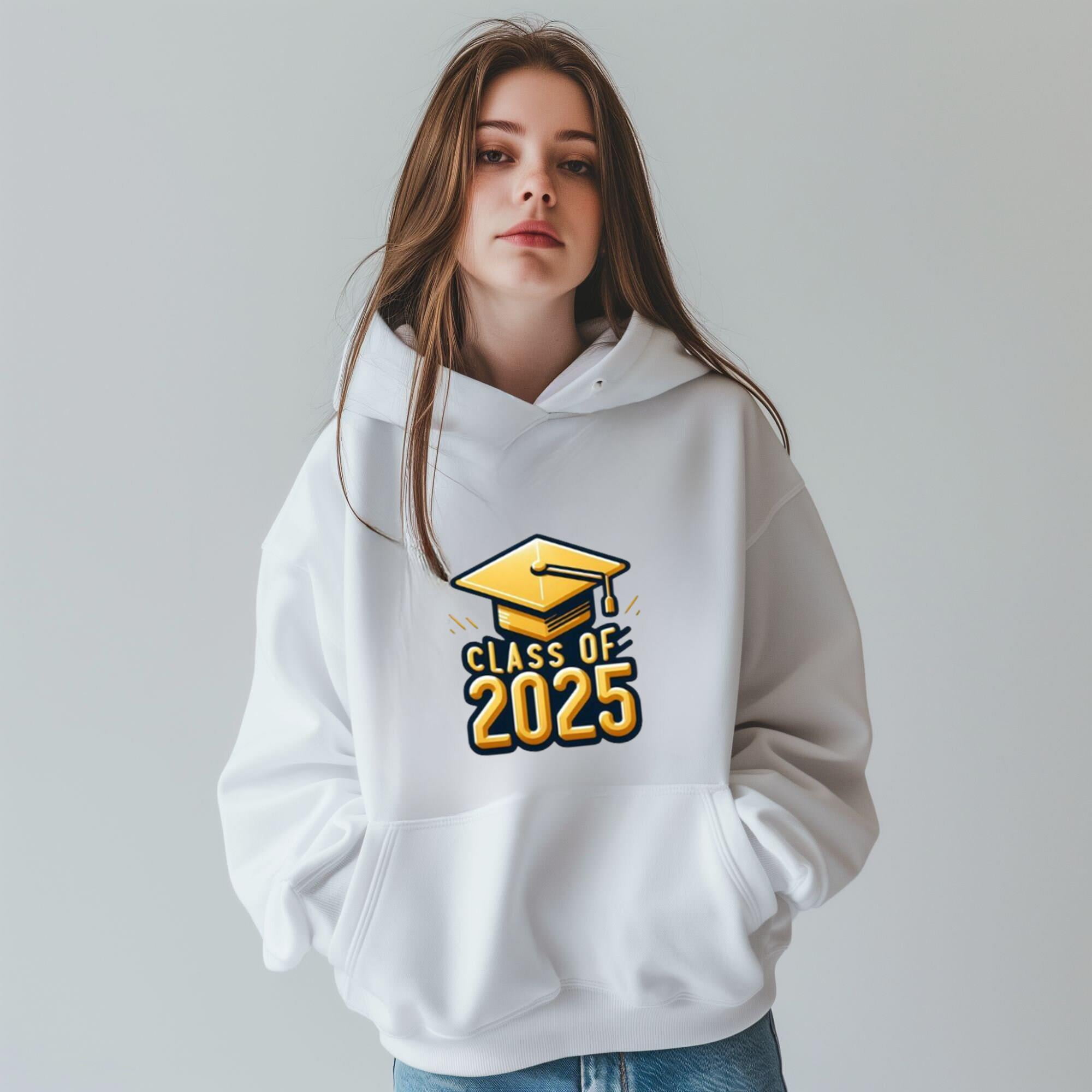 Class Of 2025 Graduation Cap Hoodie for Celebrations, for men & women ...