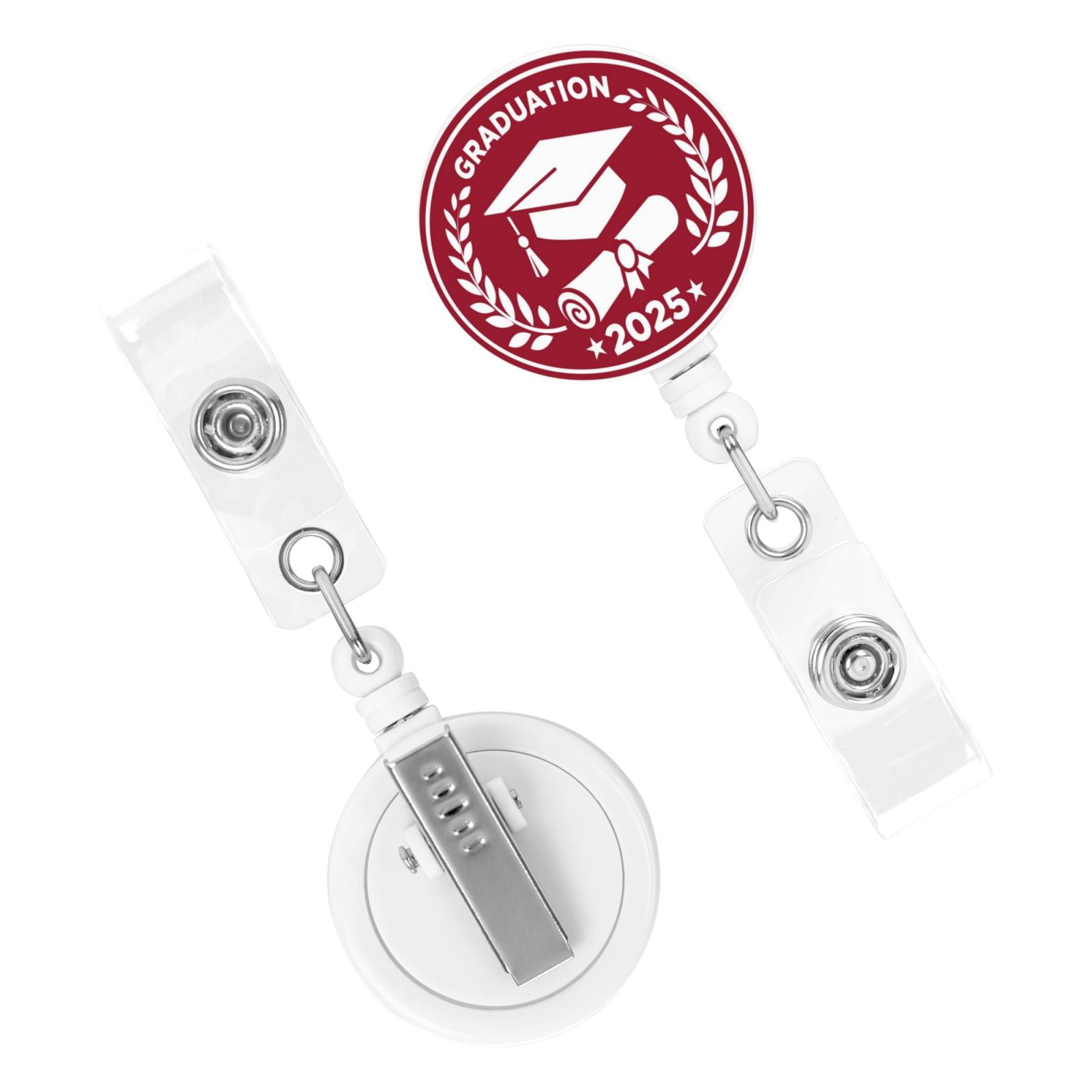 Class Of 2025 Graduation Gifts Badge Reel Retractable Badge Clip Id ...