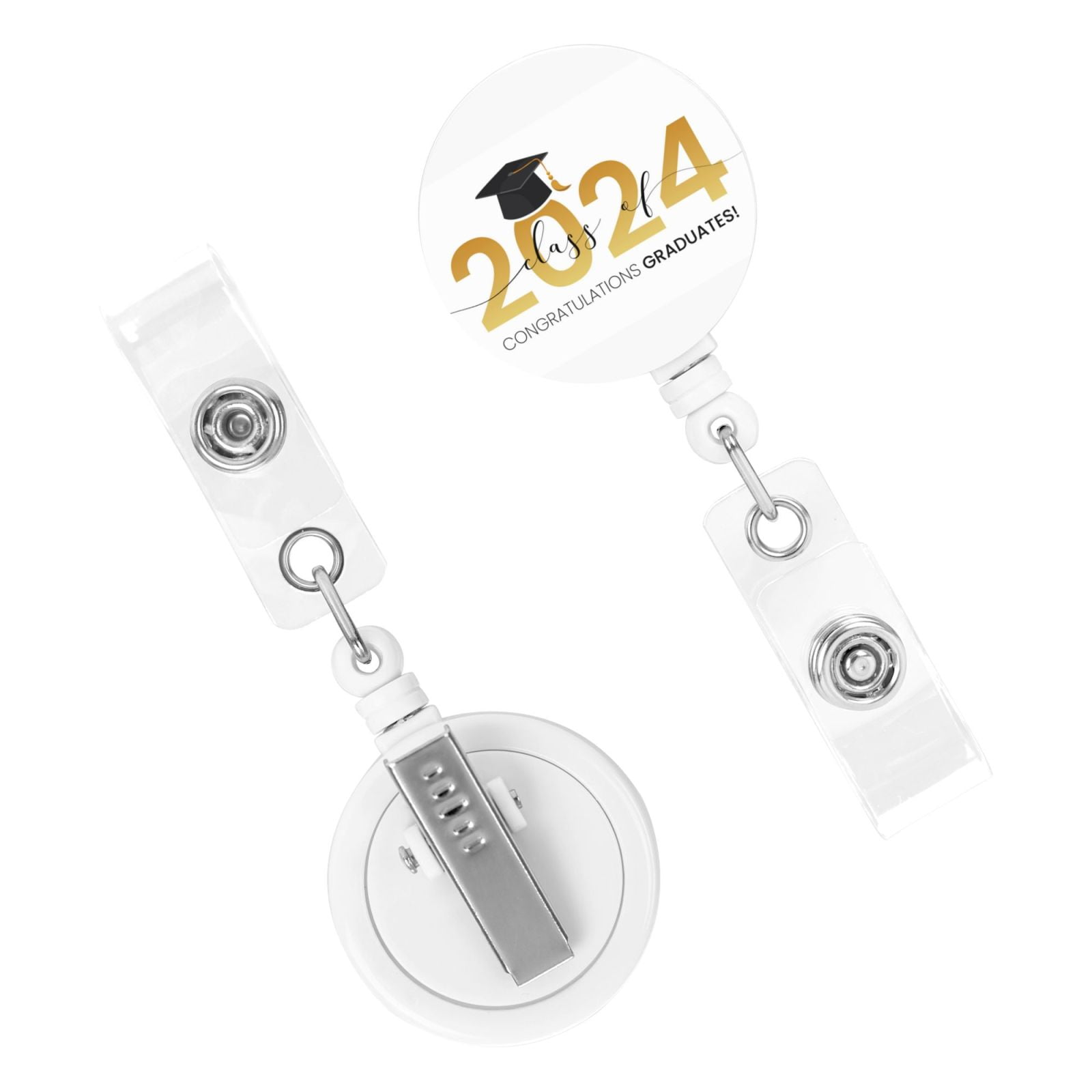 Class Of 2025 Graduation Gifts Badge Reel Retractable Badge Clip Id ...
