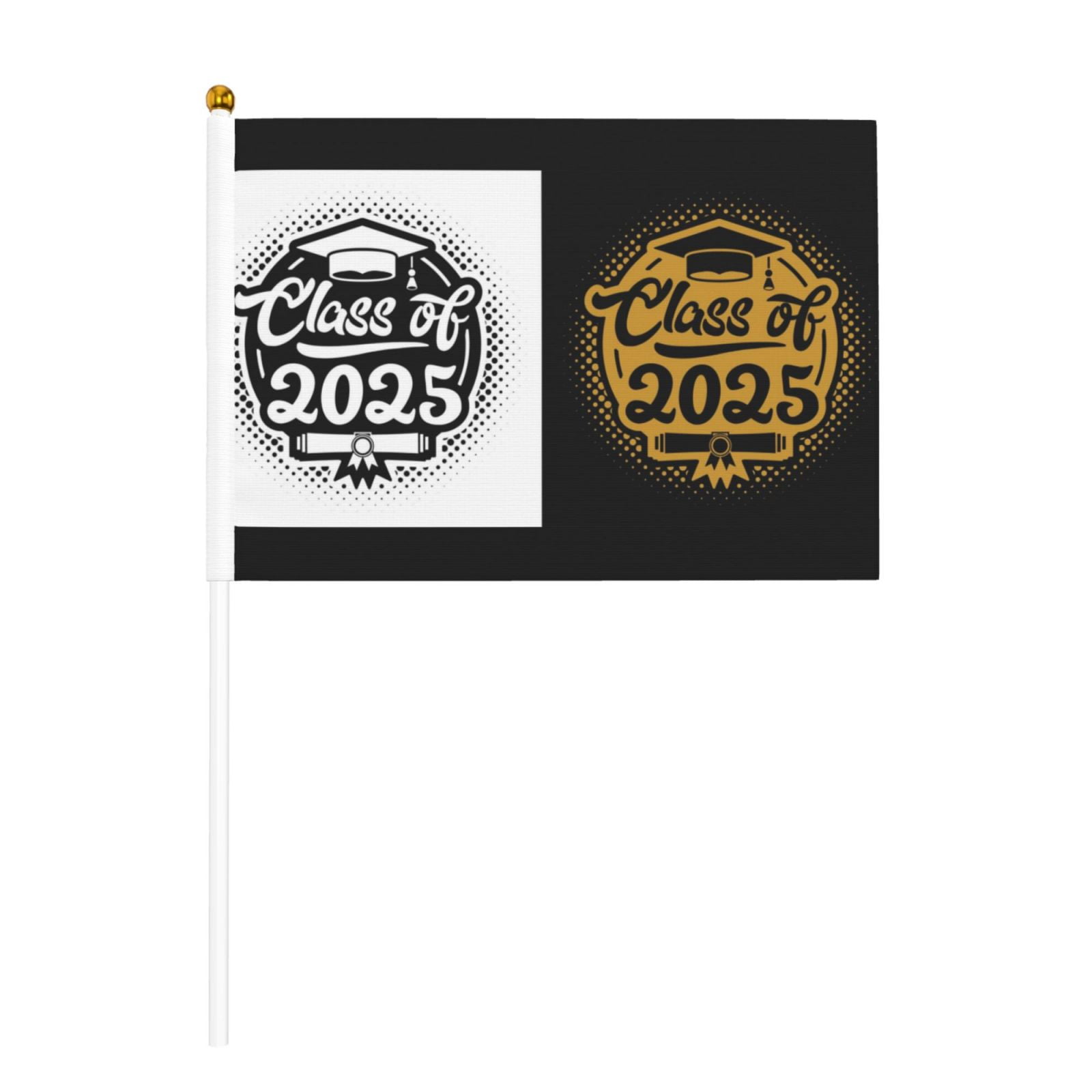 Class Of 2025 Graduation Gifts Flag Small Mini Hand Held Flags Small ...