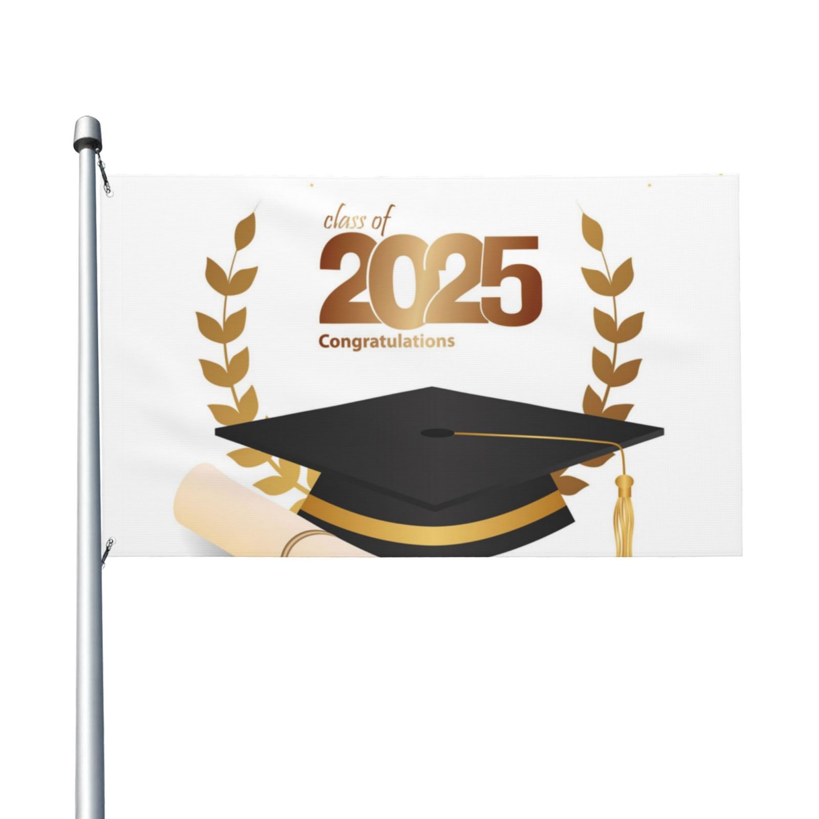 Class Of 2025 Graduation Gifts Garden Flags 3x5 Ft Decoration Double ...