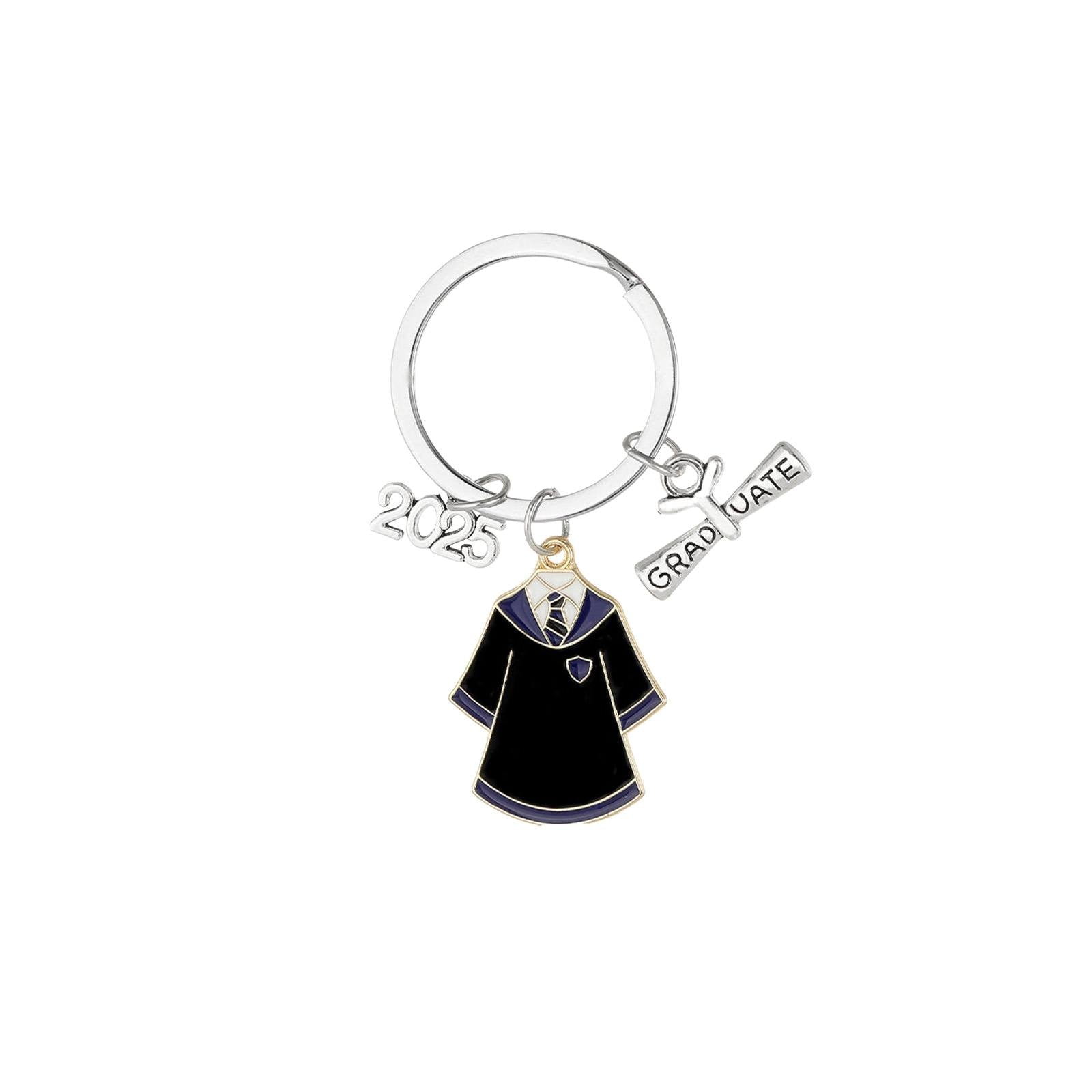 Class Of 2025 Graduation Keychain 2025 Graduation Gown Cap Key Ring ...