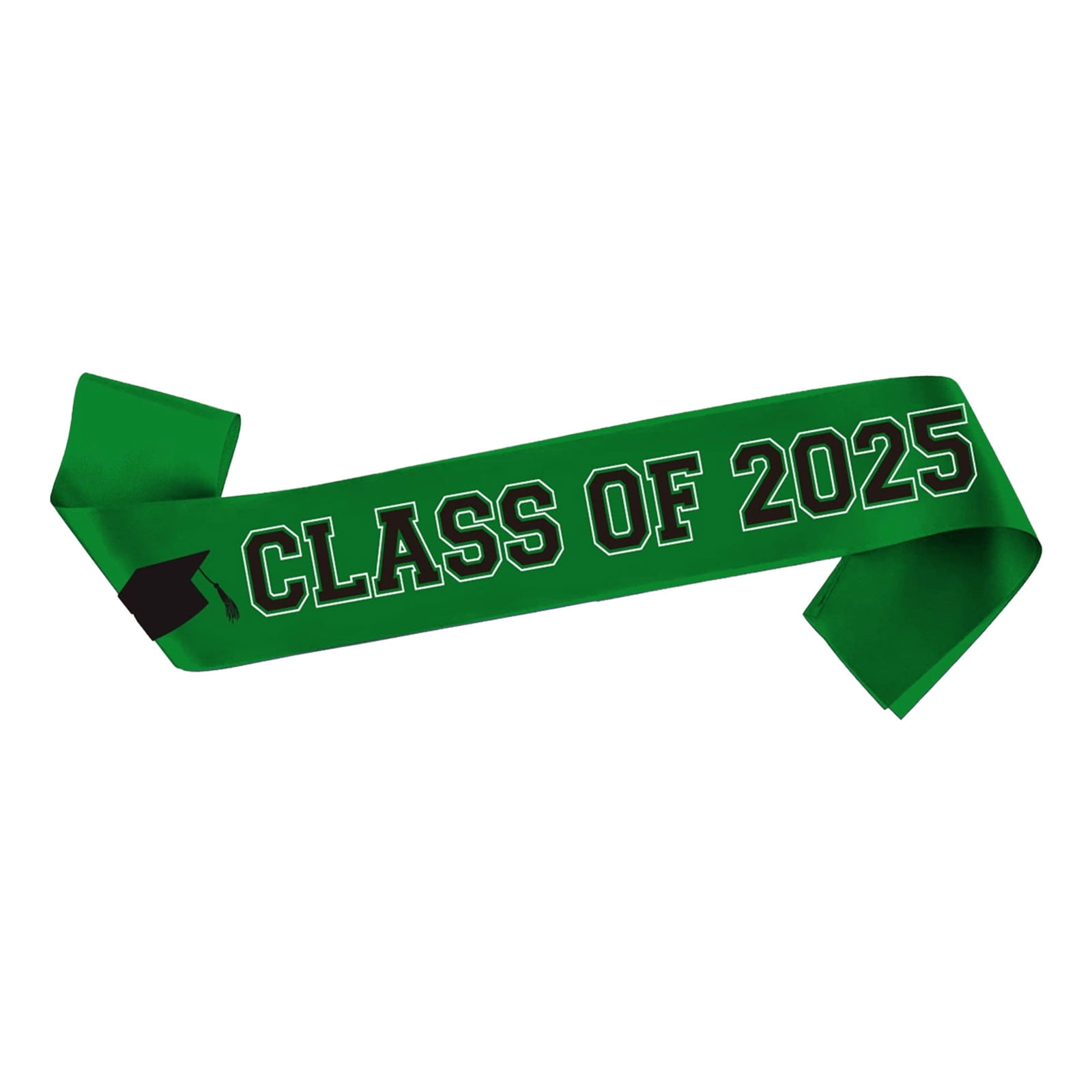Class Of 2025 Graduation Sash Glitter Ribbon with Gold Shining Letter ...