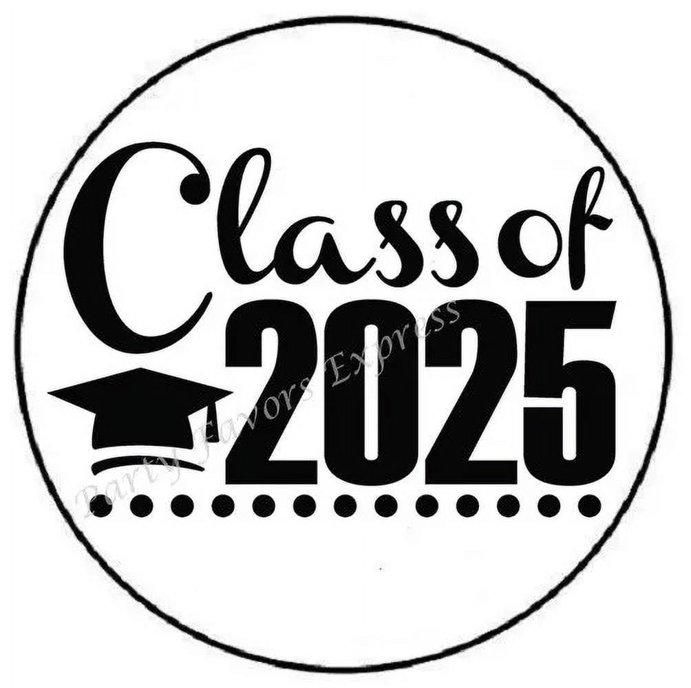Class Of 2025 Graduation Sticker Favors Envelope Seals Labels Stickers ...