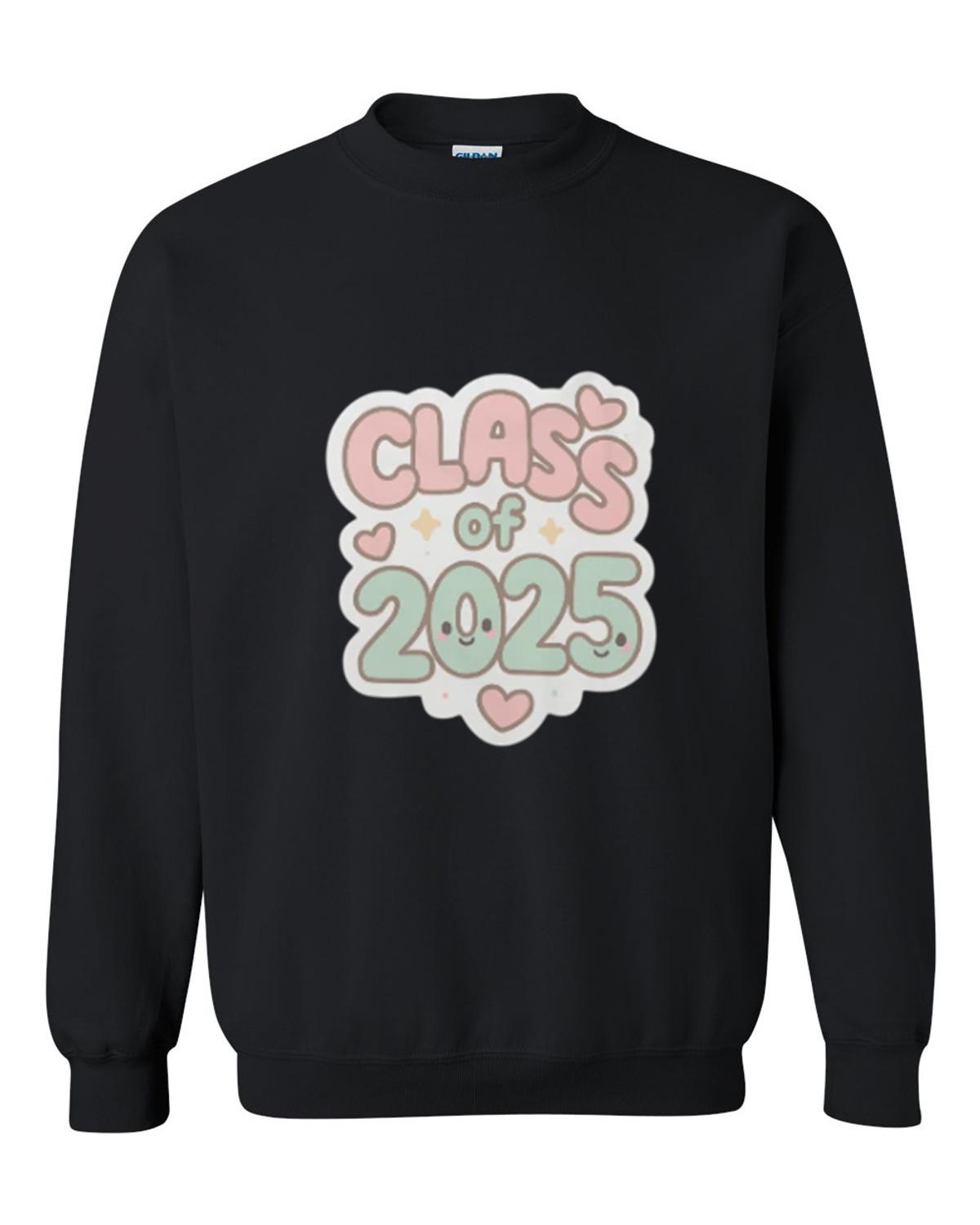 Class Of 2025 Kawaii Pastel Graduation Cute Colorful Style Sweatshirt ...