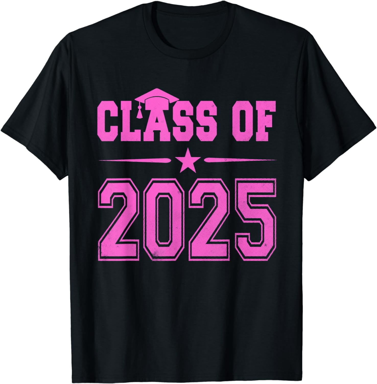 Class Of 2025 Pink Girls Shirt Graduation - Walmart.com
