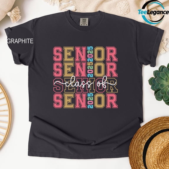 Class Of 2025 Retro Graphic T Shirt Graduation Party - Walmart.com
