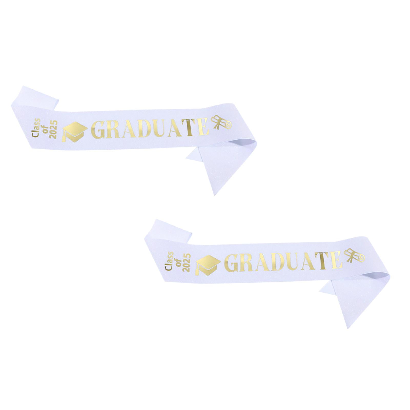 Class Of 2025 Sash - Senior GRADUATE Sashes | Graduation Shoulder Strap ...