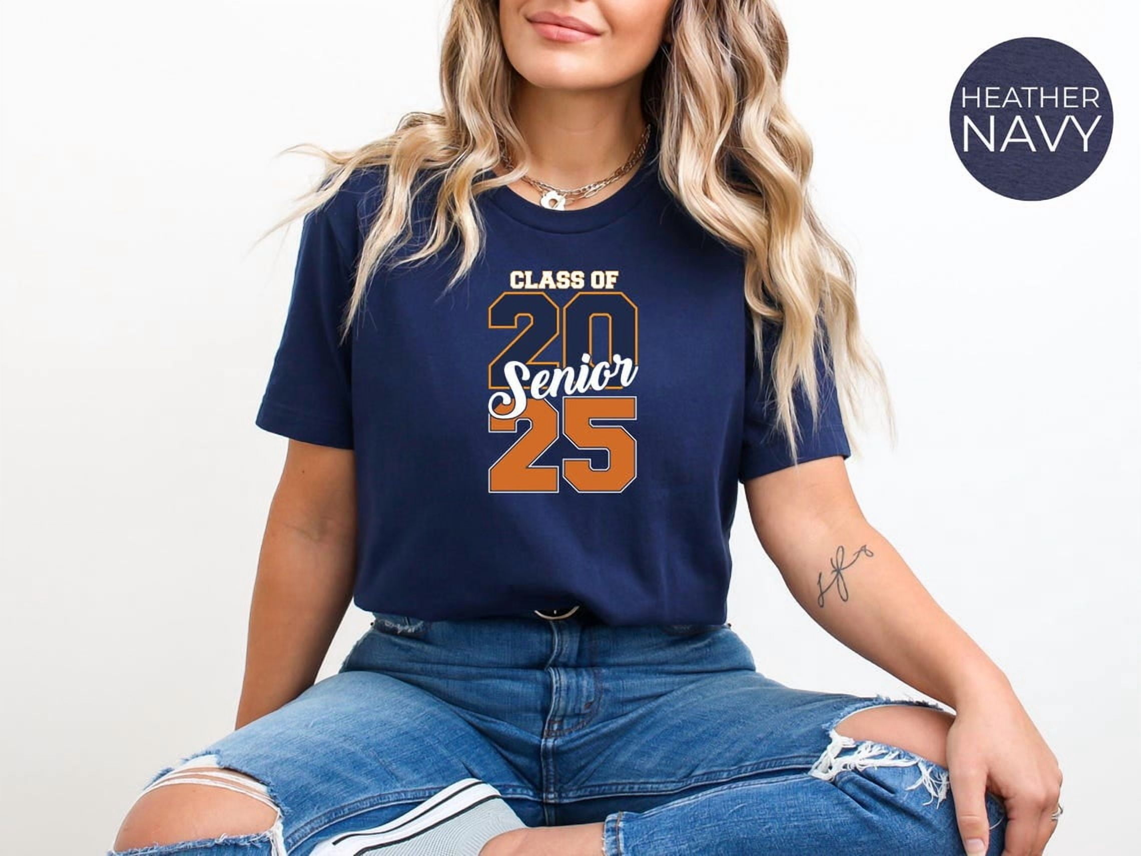 Class Of 2025 Senior T-Shirt: Proud Graduate Family Tee, Full Size S ...