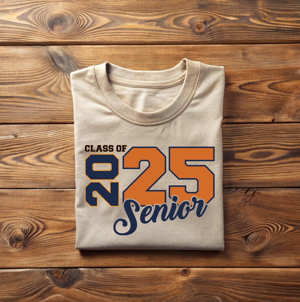 Class Of 2025 Senior T-Shirt: Proud Graduate Family Tee, Full Size S ...