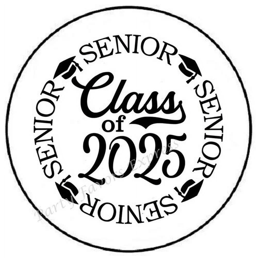 Class Of 2025 Seniors Envelope Seals Labels Party Favors Stickers Phone ...
