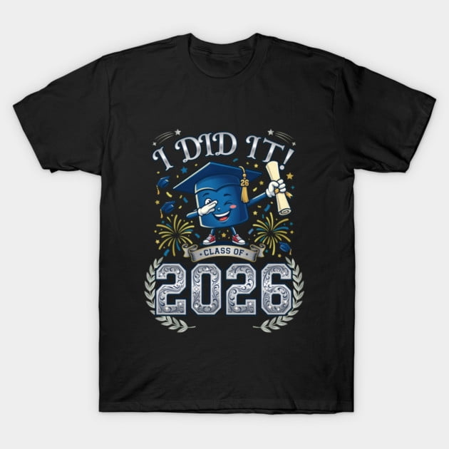 Class Of 2026 Graduate Standard College Athletic Layout Unisex T-Shirt ...