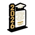 Class Of 2026 Graduation Acrylic Inspirational Sign With Grad Cap ...