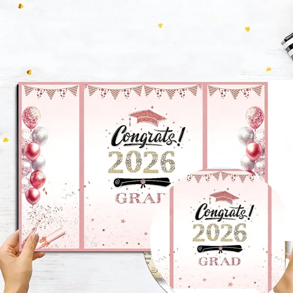 Class Of 2026 Graduation Party Guestbook Congrats Grad Signature Album ...