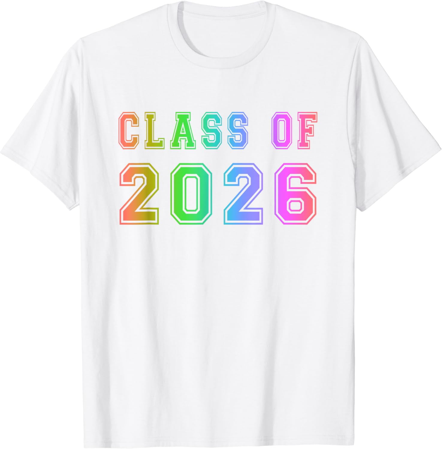 Class Of 2026 High School Graduation Date Graduate T Shirt T-Shirt ...