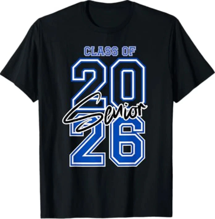 Class Of 2026 Senior Graduation High School College Student Unisex T ...