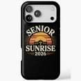 Class Of 2026 Senior Sunrise Retro Design iPhone Case 17 16 15 14 13 12 ...