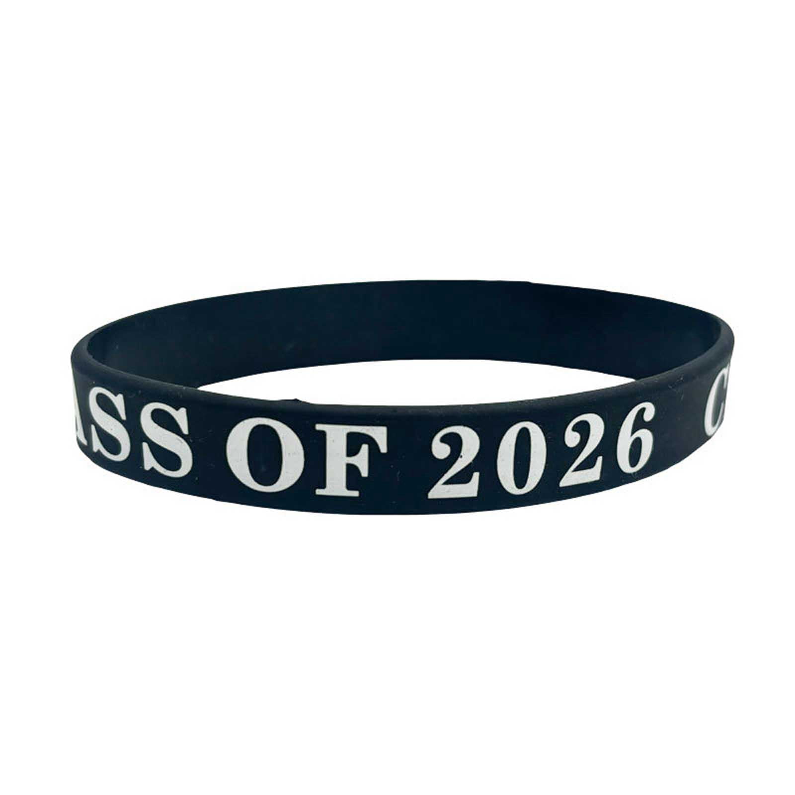 Class Of 2026 Silicone Wristbands Comfortable Graduation Rubber ...
