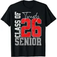 Class Of 2026 Twenty 26 Graduation Senior 2026 T-Shirt, Vintage ...