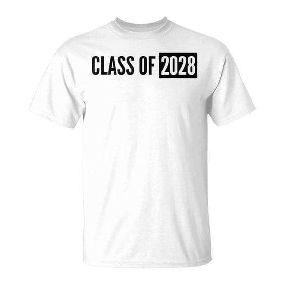 Class Of 2028 White TShirt - Walmart.com