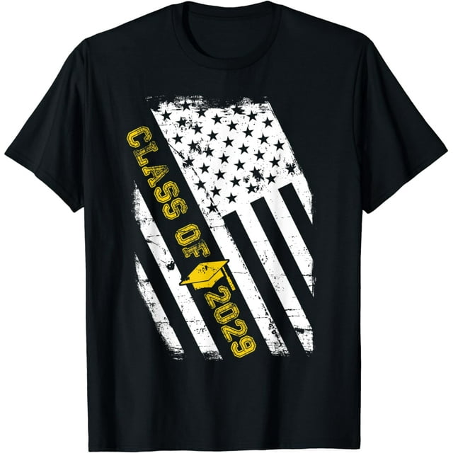 Class Of 2029 US Flag First Day Of 3rd Grade Tshirt - Walmart.com