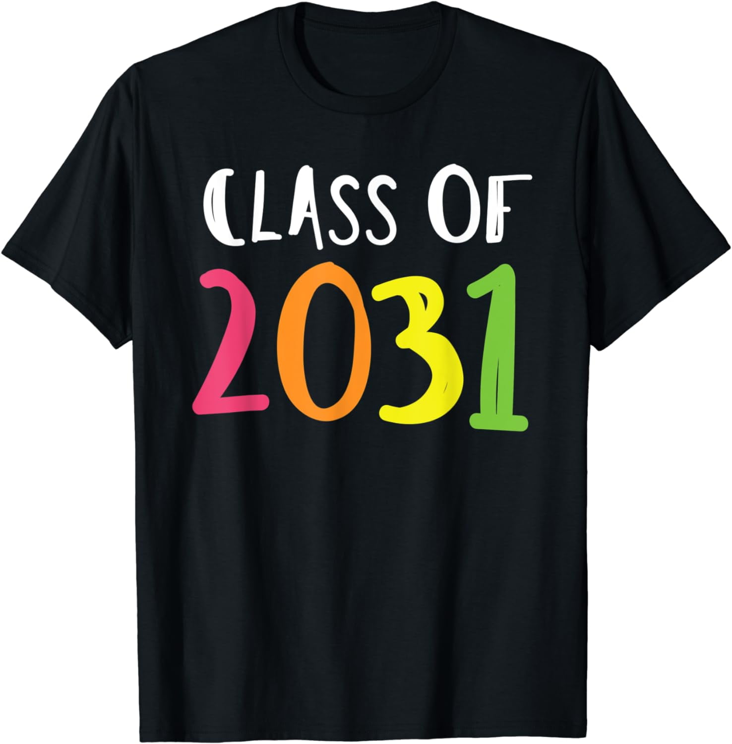 Class Of 2031 T-Shirt Kindergarten Graduation Back To School - Walmart.com