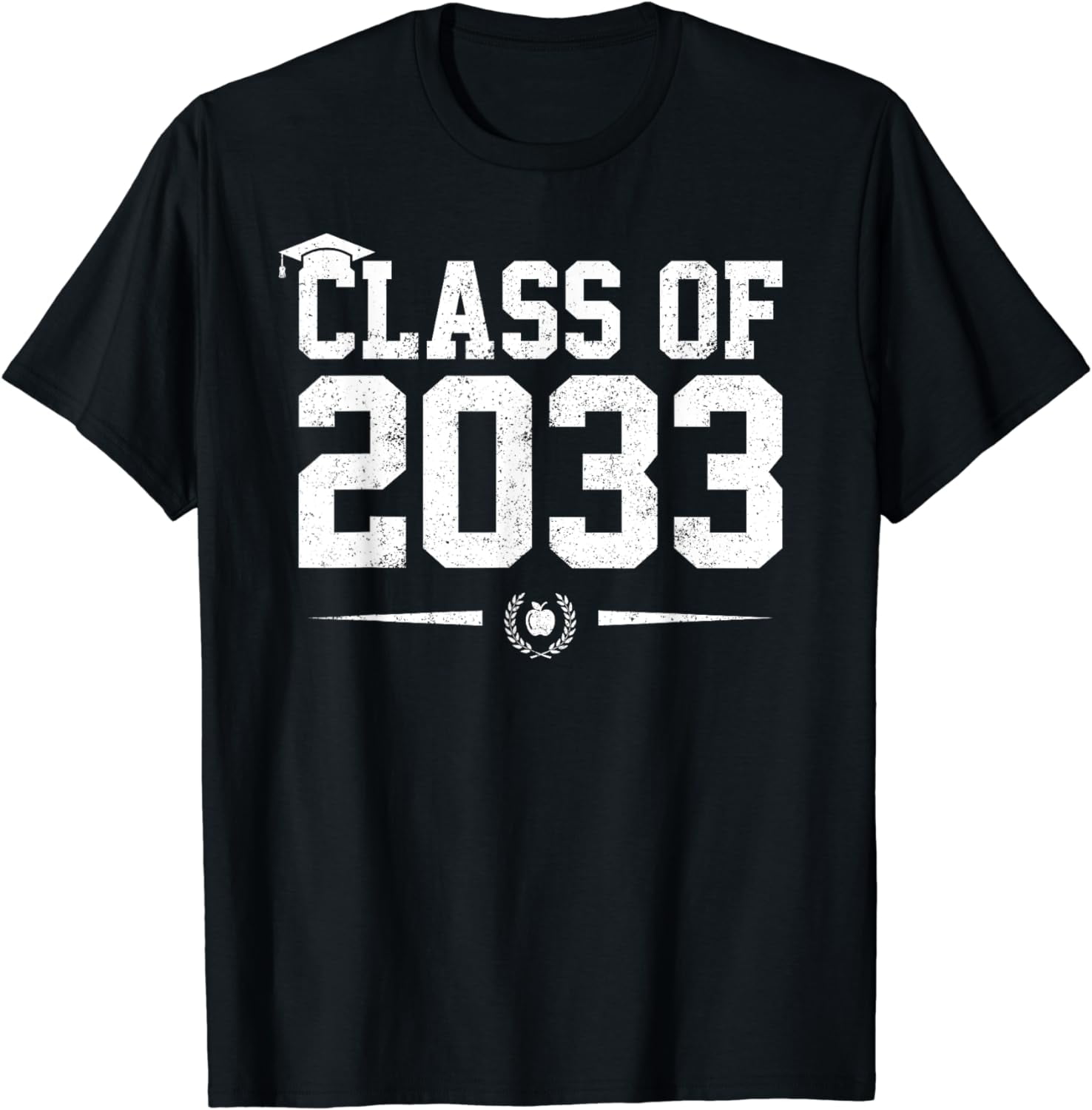 Class Of 2033 Grow With Me Graduation First Day Of School T-Shirt ...