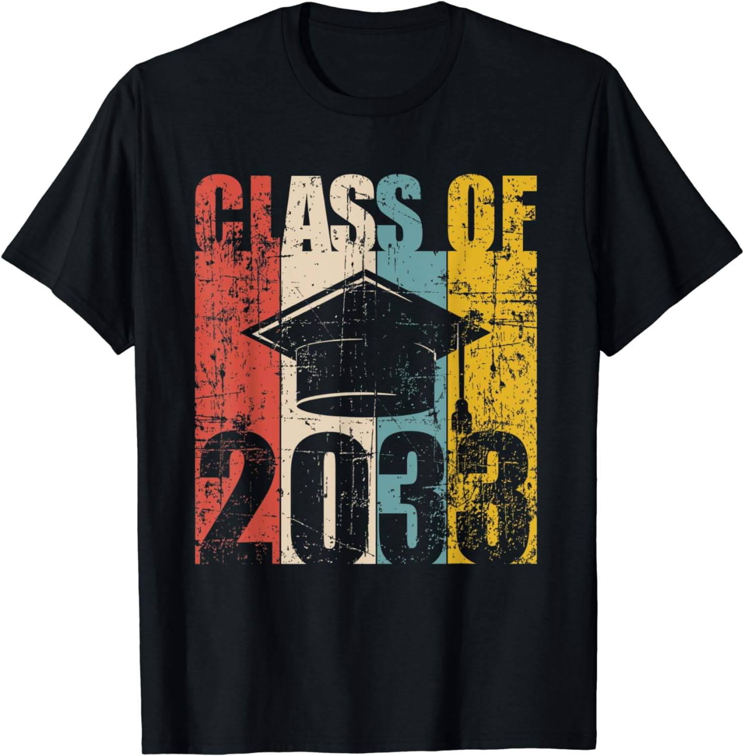 Class Of 2033 T-Shirt Vintage Future Kindergarten Graduation T-Shirt ...