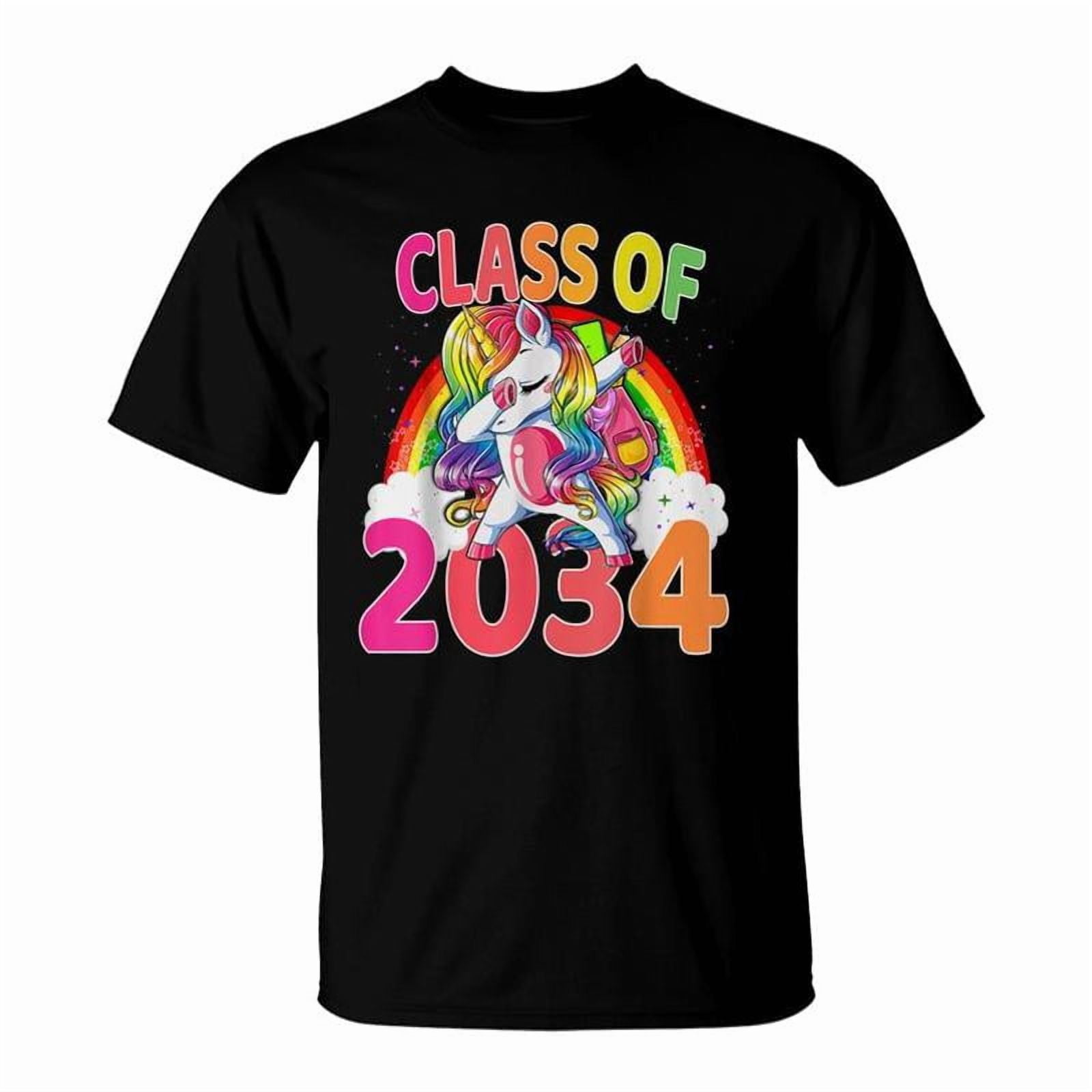 Class Of 2034 Dapping Unicorn Kindergarten Back To School TShirt ...