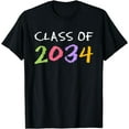 Class Of 2034 First Day Of School Funny Grow With Me Gift T-Shirt ...
