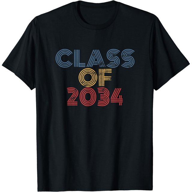 Class Of 2034 | Graduation T-Shirt - Walmart.com
