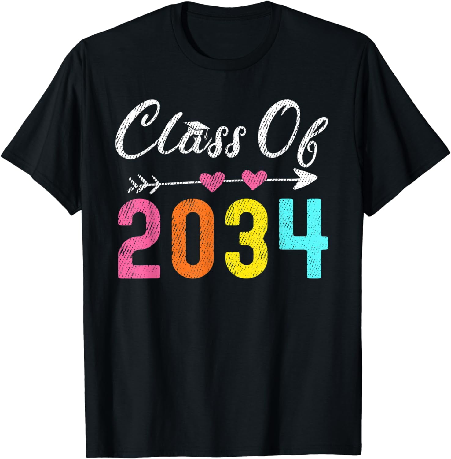 Class Of 2034 Pre-K Graduate Preschool Graduation T-Shirt - Walmart.com