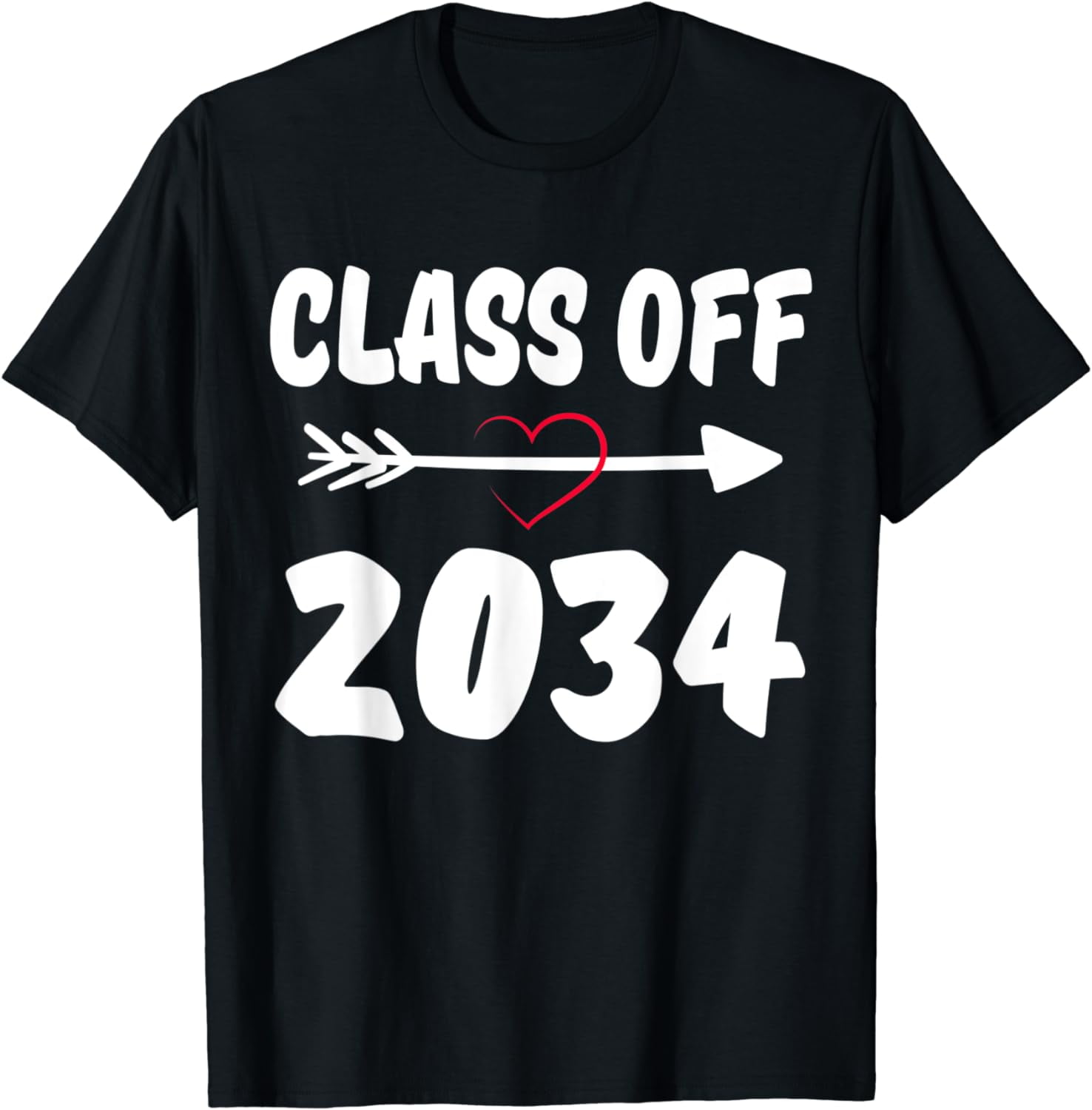 Class Of 2034 Pre-K Graduate Preschool Graduation T-Shirt - Walmart.com