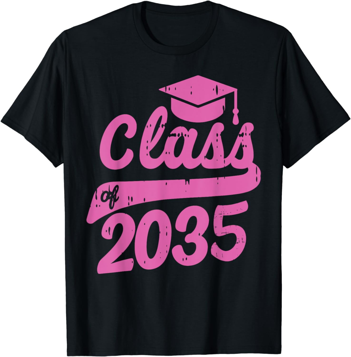 Class Of 2035 First Day Kindergarten Grow With Me Girl Boy T-Shirt ...