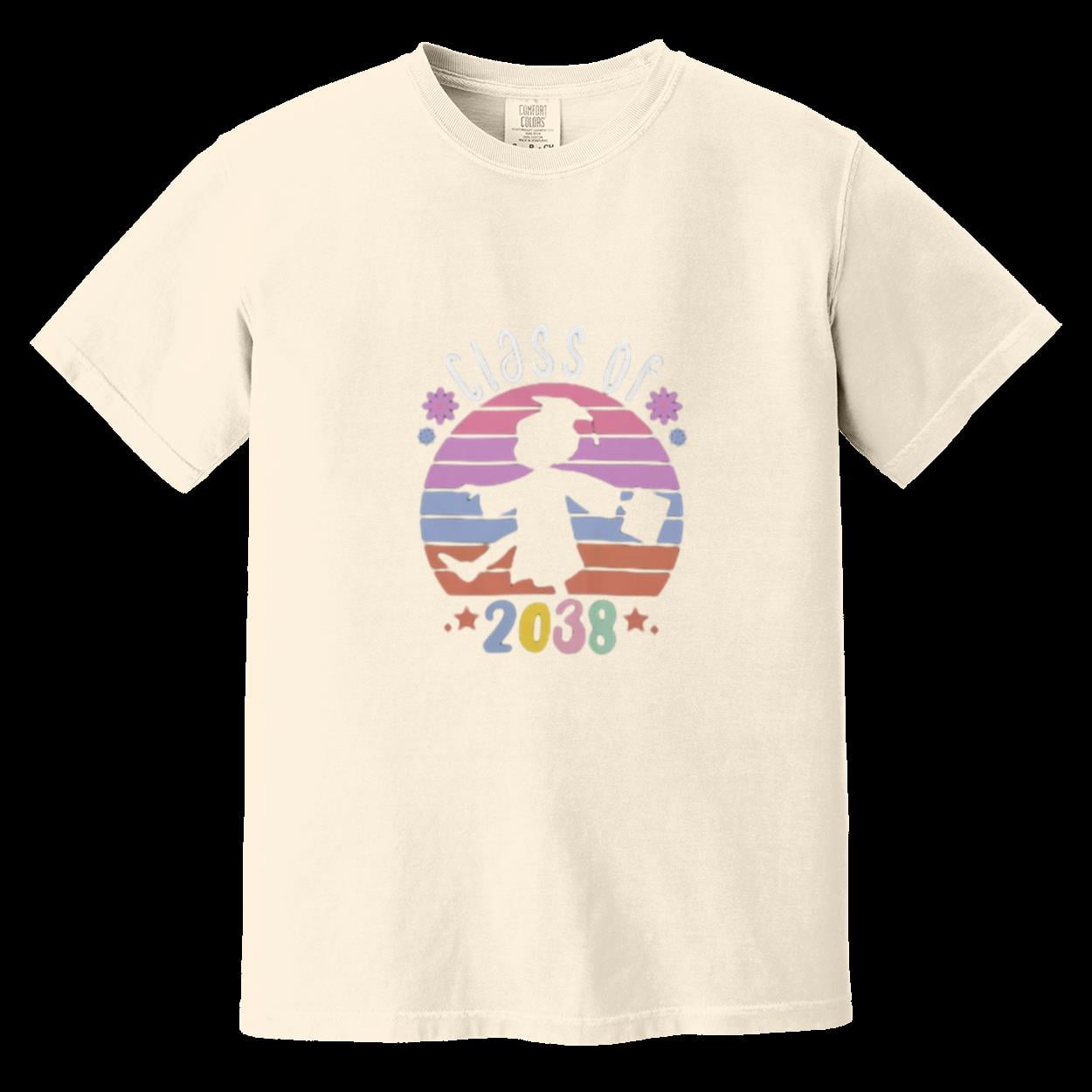 Class Of 2038 First Day Celebration School Fun Graphic Comfort Color T ...