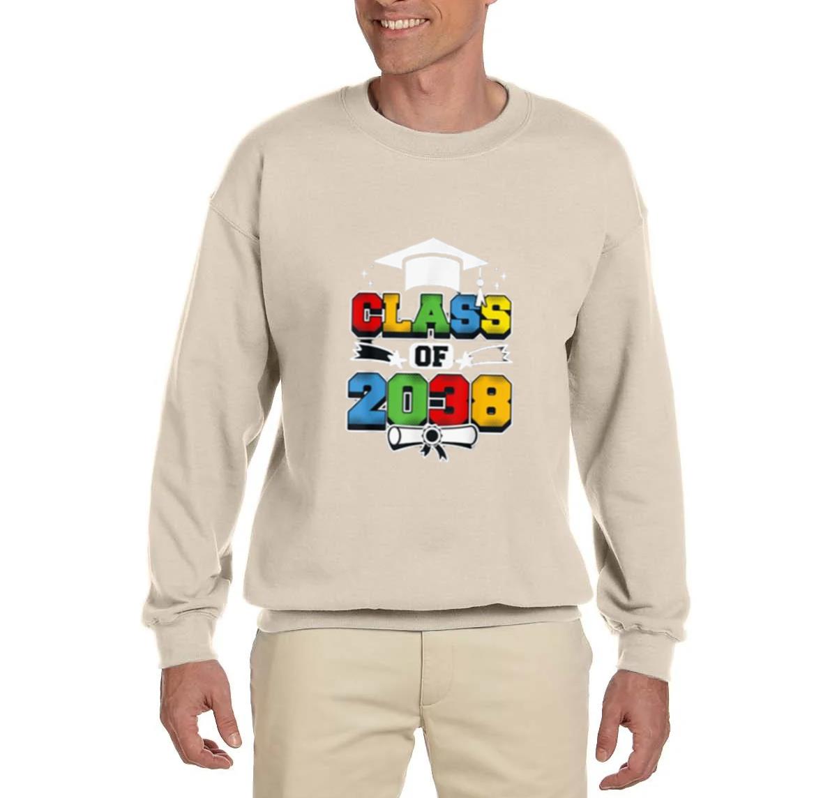 Class Of 2038 Graduation First Day School Milestone Year Sweatshirt ...